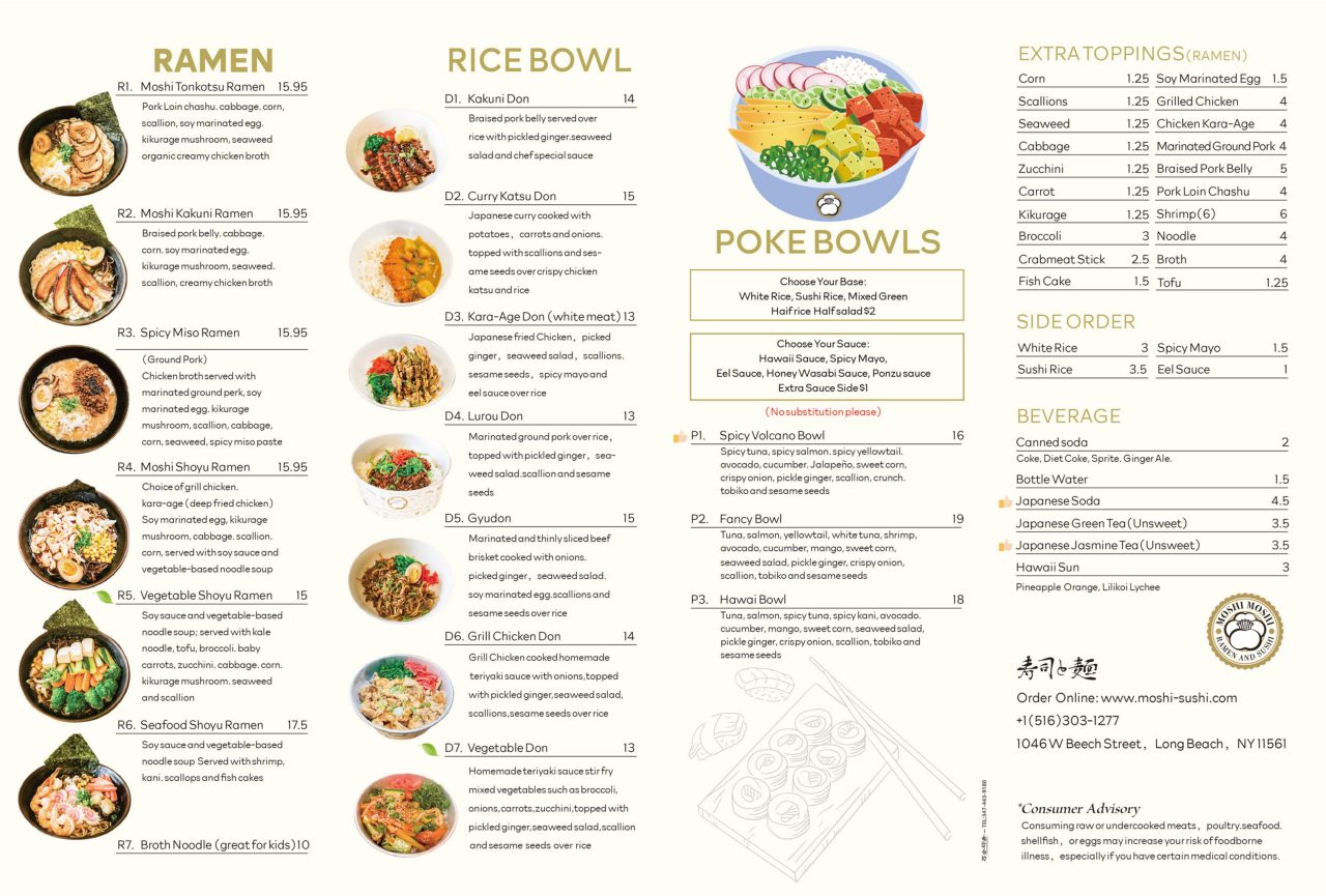 Moshi Moshi - Japanese Restaurant | Online Order | Long Beach | NY